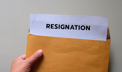 Resignation
